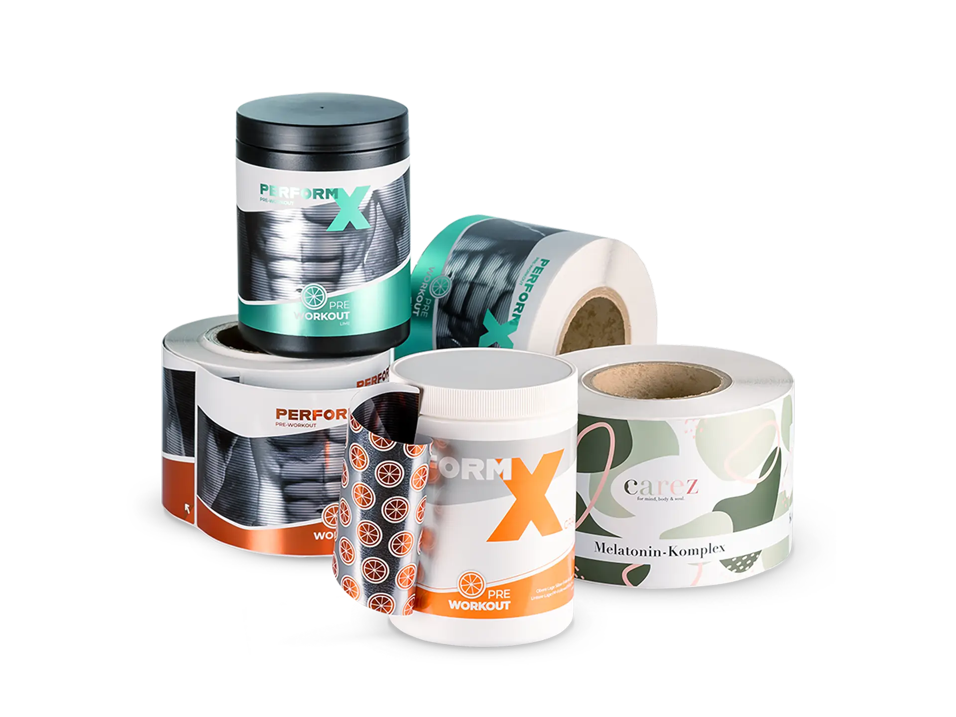 Musterset Multilayer-Etiketten – Labelisten